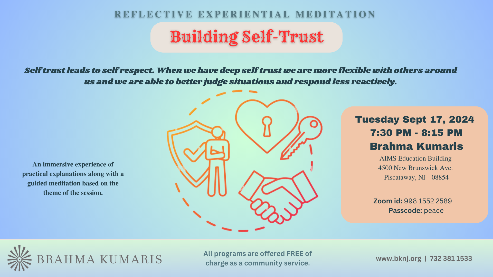 Experiential Meditation – Building Self-Trust